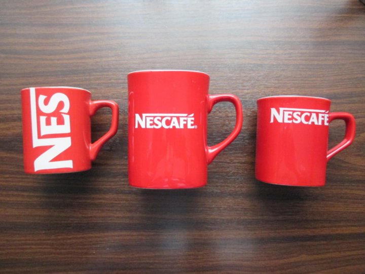 Красные кружки "Nescafe". 200 и 430 мл. – купить в Санкт-Петербурге ...