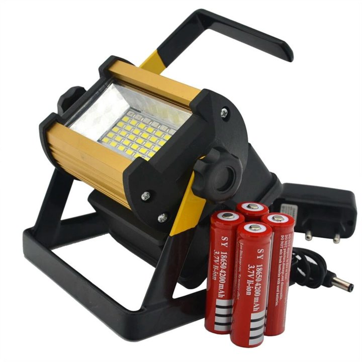 Фонарь прожектор аккумуляторный W807 36 LED, 50W – купить в Москве ...