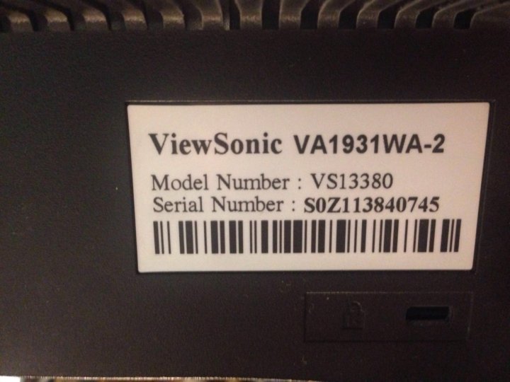 Монитор View Sonic с плоским экраном – купить в Москве, цена 1 500 руб ...