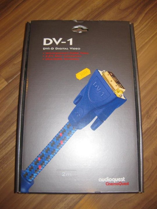 AudioQuest DV-1, разъемы DVI-D, 2 метра – купить в Москве, цена 1 200 ...