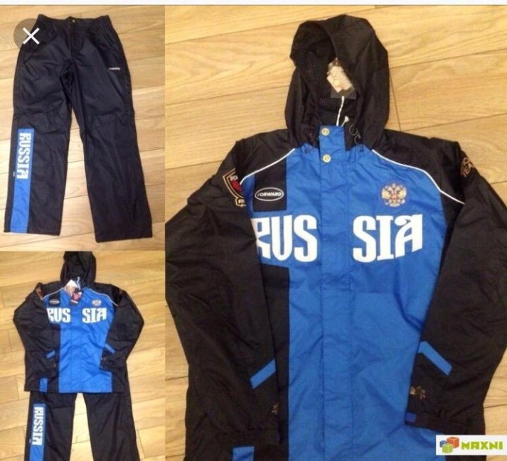 Куртка Forward Russia National Team Синяя — Krutayakurtka.ru