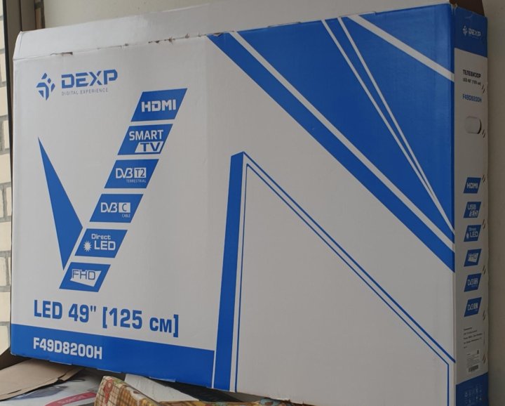 Телевизор Smart TV dexp LED 49 – купить в Москве, цена 16 000 руб., продано 19 октября 2020 ...