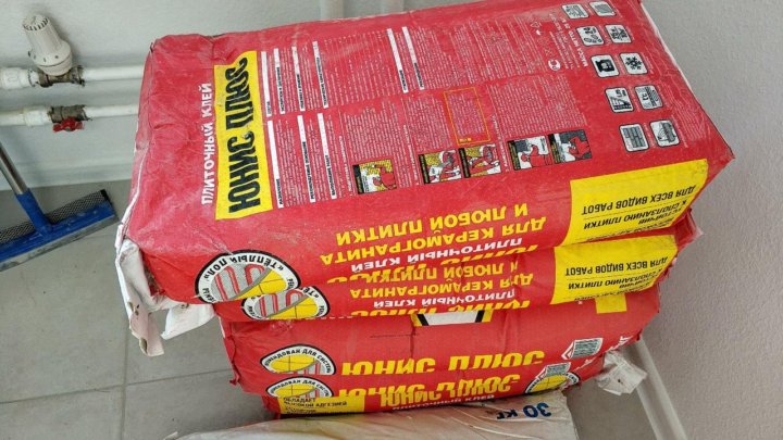 Unis plus плиточный клей 25 кг – купить в Москве, цена 1 300 руб ...
