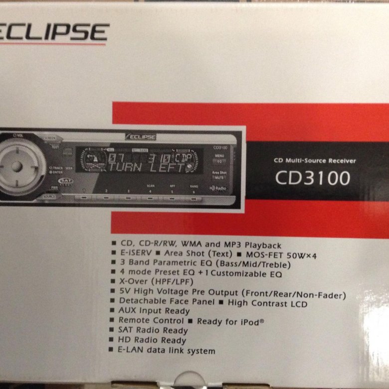 Автомагнитола ECLIPSE CD3100 + IPC-106 ( новое ). – купить в Самаре ...