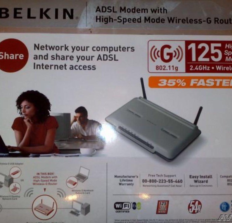 Роутер Belkin adsl modem with high speed mode wire – купить в Москве ...