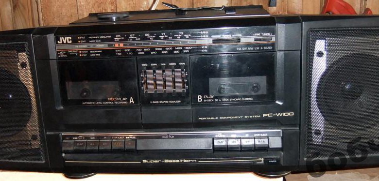 JVC PC - W100 Магнитола , рабочая. – купить в Санкт-Петербурге, цена 3 ...