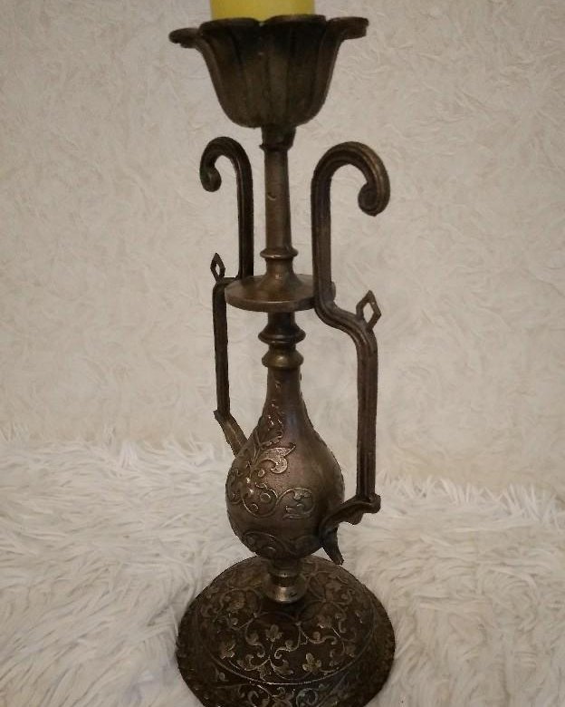 Бронзовый подсвечник. – купить в Москве, цена 3 500 руб., дата ...