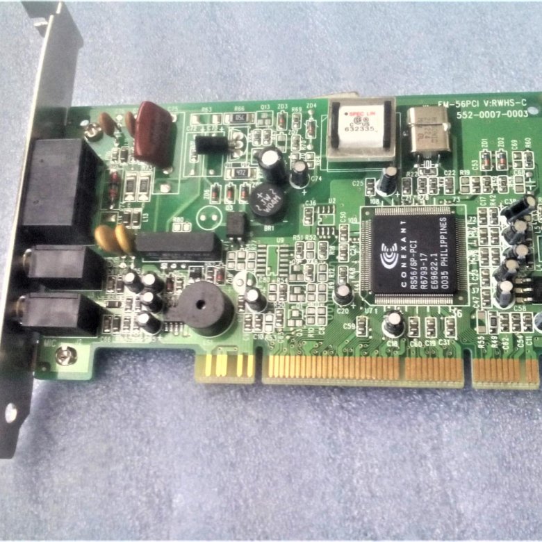 Модем внутренний PCI Acorp FM-56 made in Taiwan – купить в Москве, цена ...