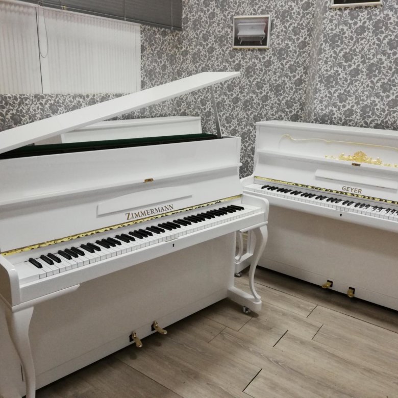 Немецкое белое пианино Zimmernann – купить в Москве, цена 160 000 руб ...