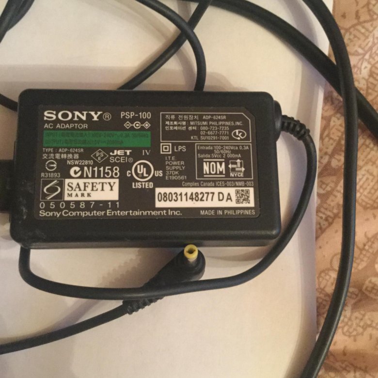 Sony PSP зарядка – купить в Москве, цена 500 руб., дата размещения: 18. ...