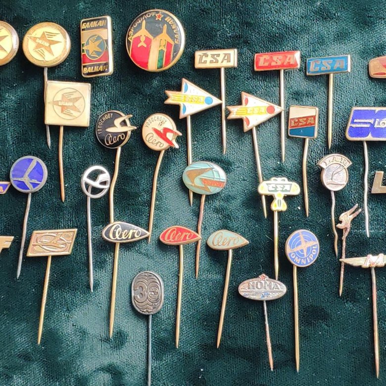 Значки Авиация соцстран IF CSA LET Aero Tarom Lot – купить в Москве ...