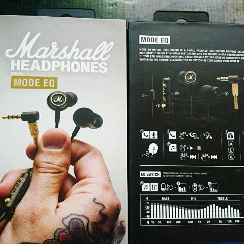Marshall mode EQ. – купить в Санкт-Петербурге, цена 1 990 руб., продано 13 мая 2019 – Наушники