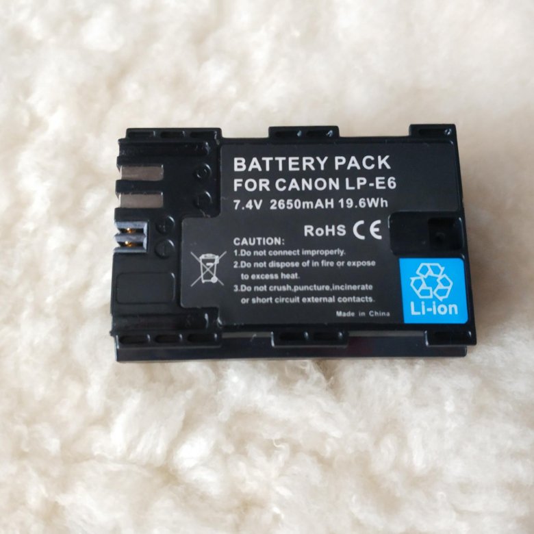 Аккумулятор Canon LP-E6 и LP-E6N Новый – купить в Москве, цена 1 000 ...