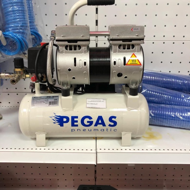 БЕСШУМНЫЙ КОМПРЕССОР PEGAS PG-600 БЕЗМАСЛЯНЫЙ – купить в Москве, цена 13 900 руб., дата ...