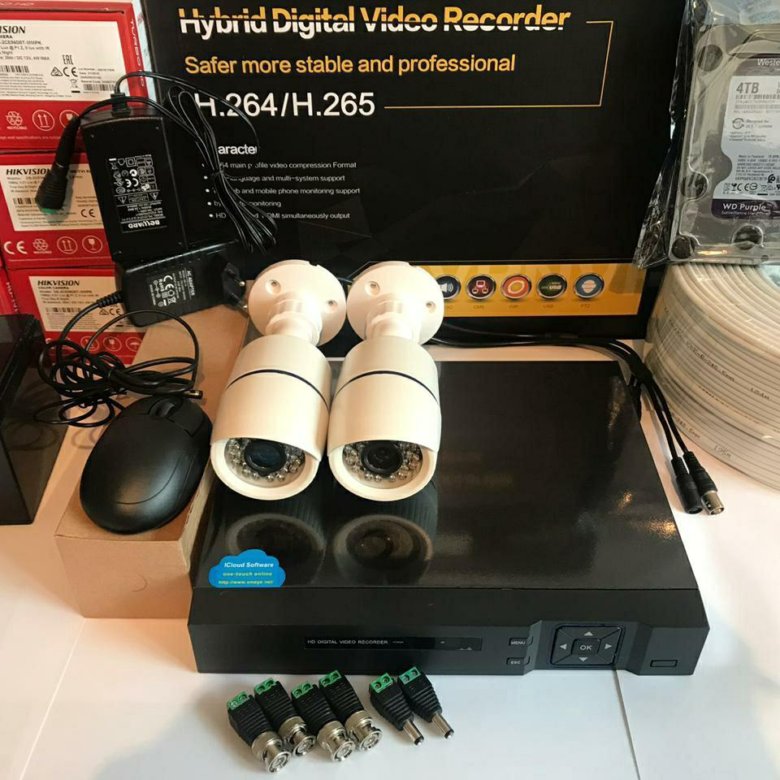 Комплект видеонаблюдения HD AHD на2 уличные камеры – купить в Москве ...