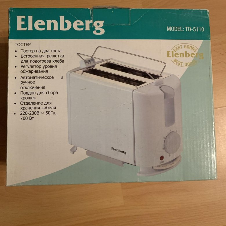 Новый тостер Elenberg TO-5110 – купить в Москве, цена 900 руб., продано ...