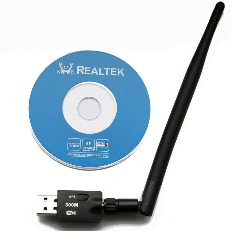 WiFi USB адаптер Realtek RTL8192 300Mbps – купить в Москве, цена 500 руб., дата размещения: 20. ...