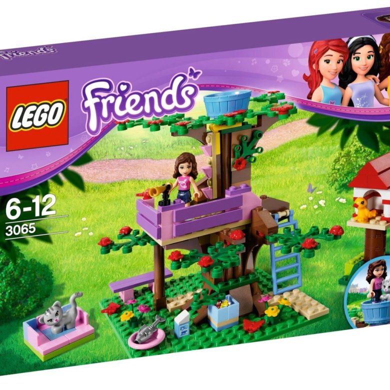 LEGO Friends 3065 Оливия и домик на дереве – купить в Москве, цена 1 ...