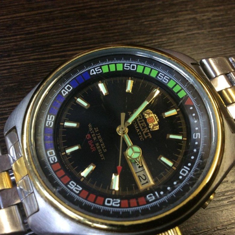 Винтажные часы мужские Orient 469 EF1- 70CA б/у – купить в Москве, цена ...