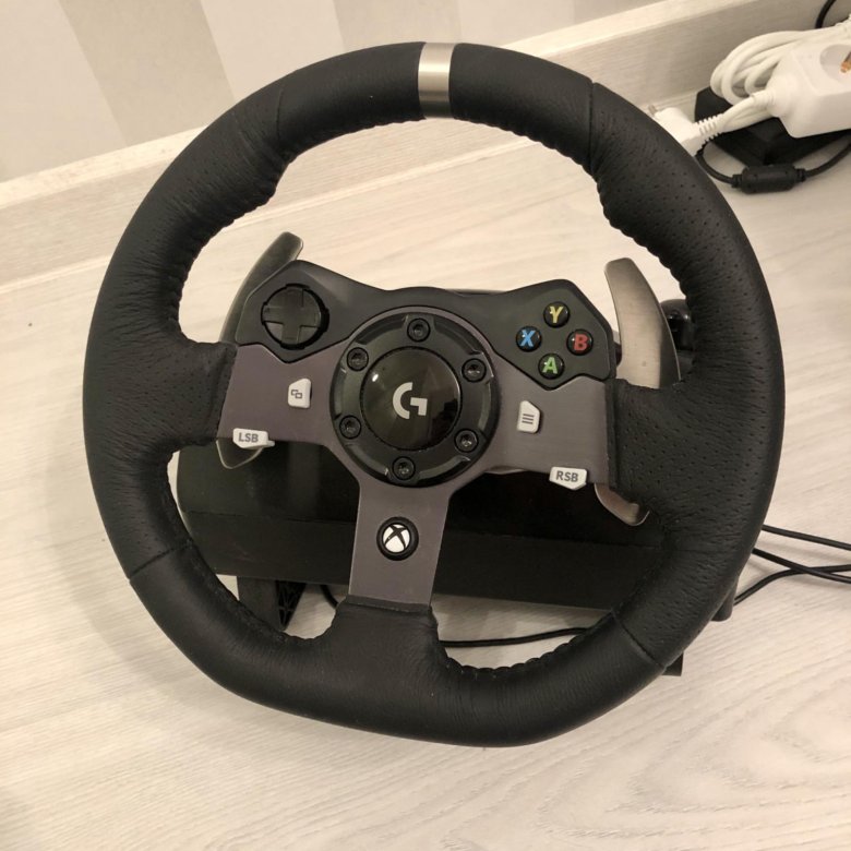 Игровой руль Logitech G920 Driving Force – купить в Москве, цена 19 390 ...