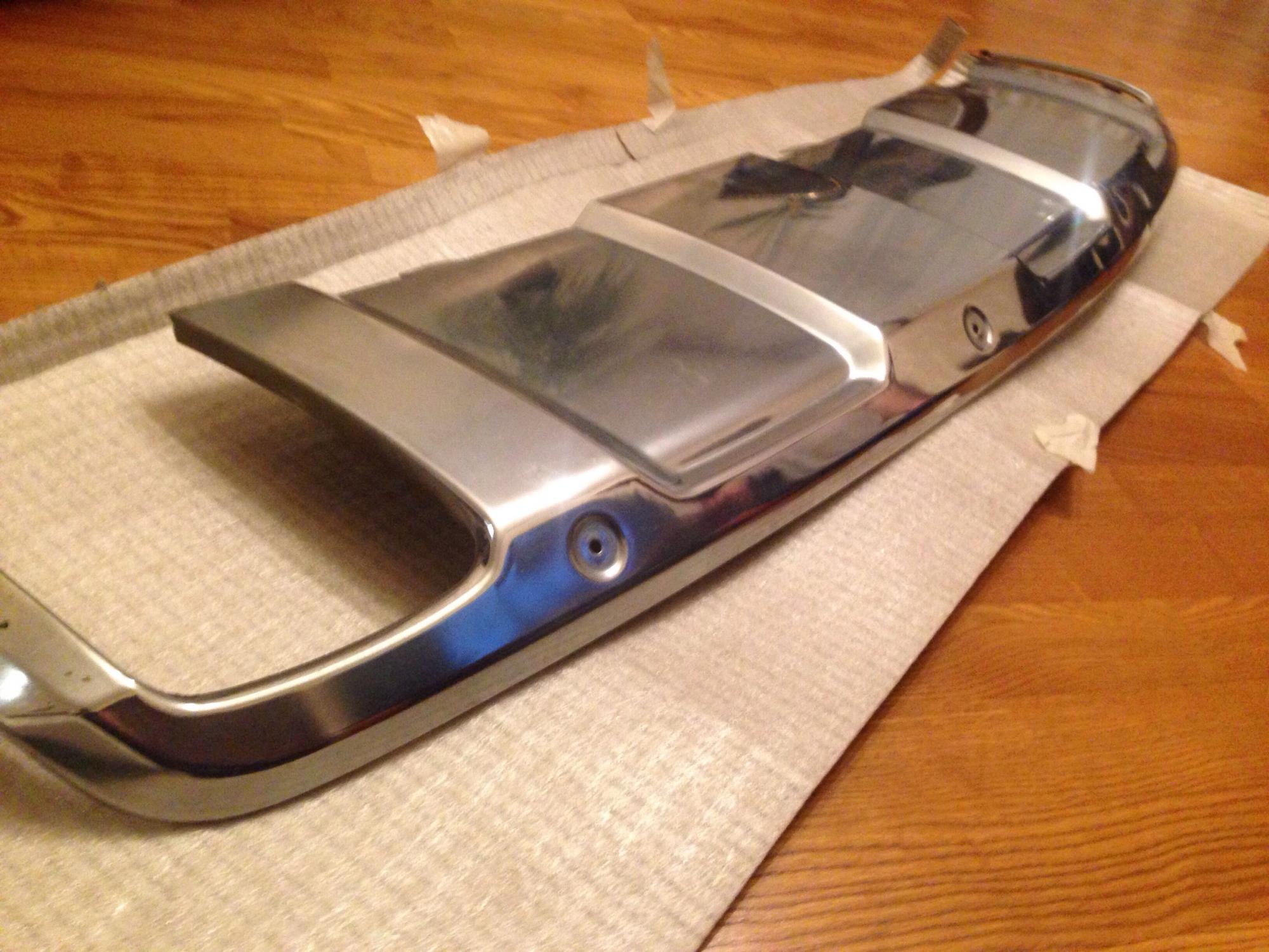 Накладка на бампер Мерседес ML class W164 купить в Москве, цена 8 000 ...