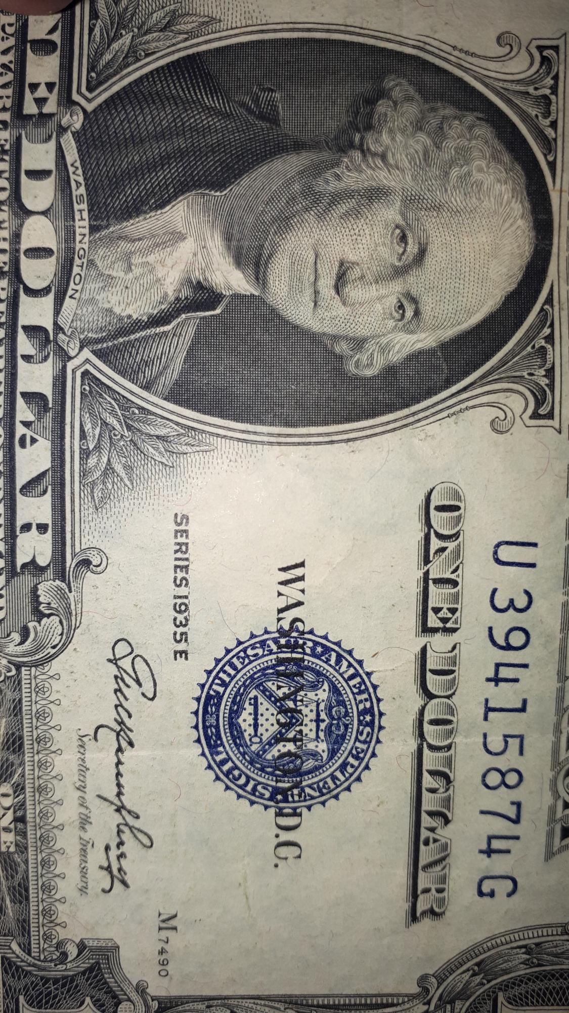 Купюра 1 доллар сша 1935 года купить в Москве, цена 46 000 руб ...